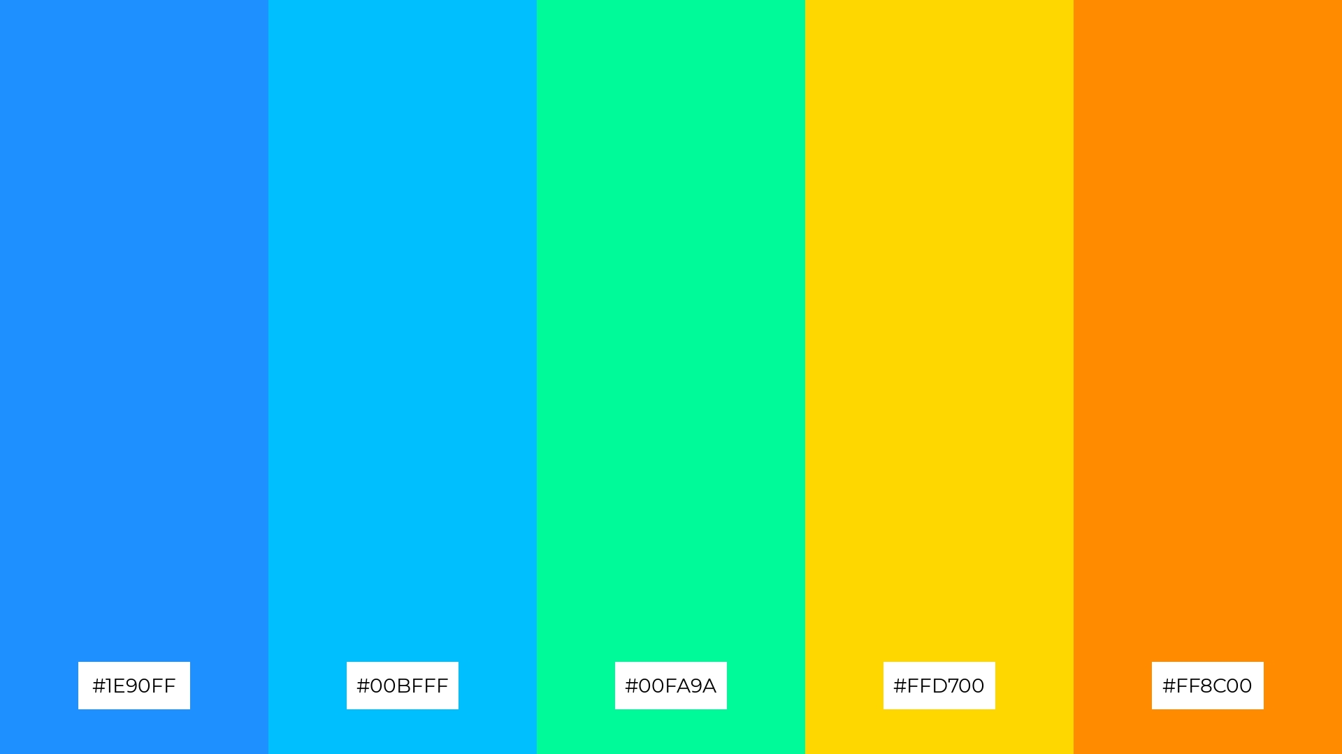 The Best 15 Blue Cyan Color Palette Combinations