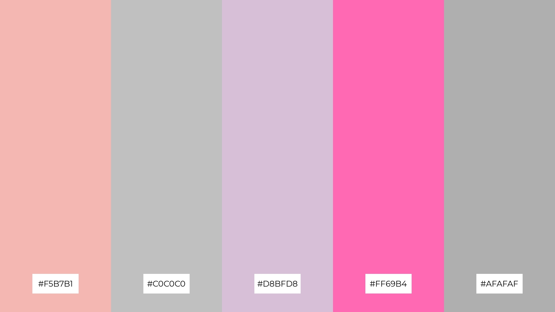 The Best 15 Pink Gray Color Palette Combinations