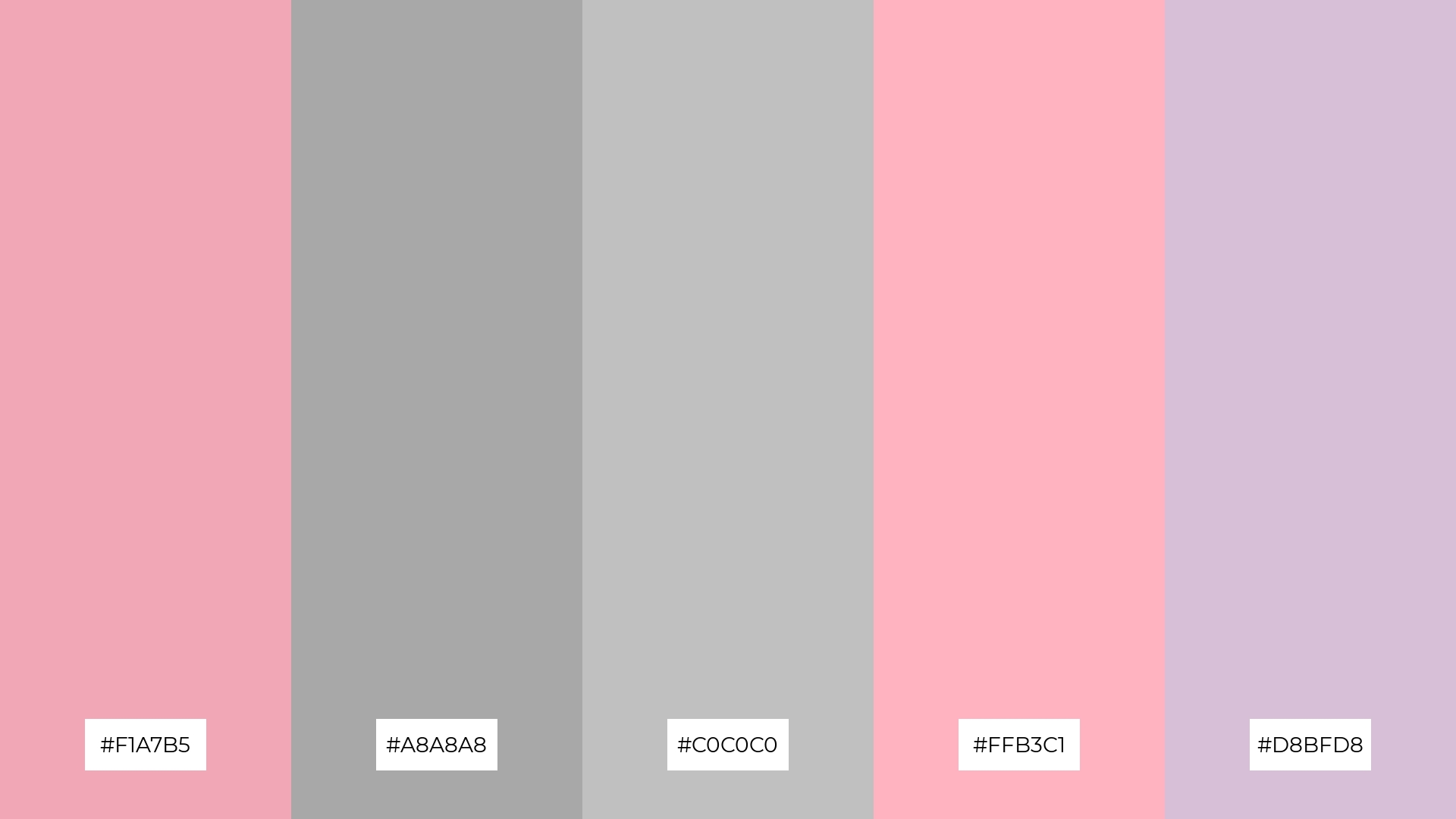 The Best 15 Pink Gray Color Palette Combinations