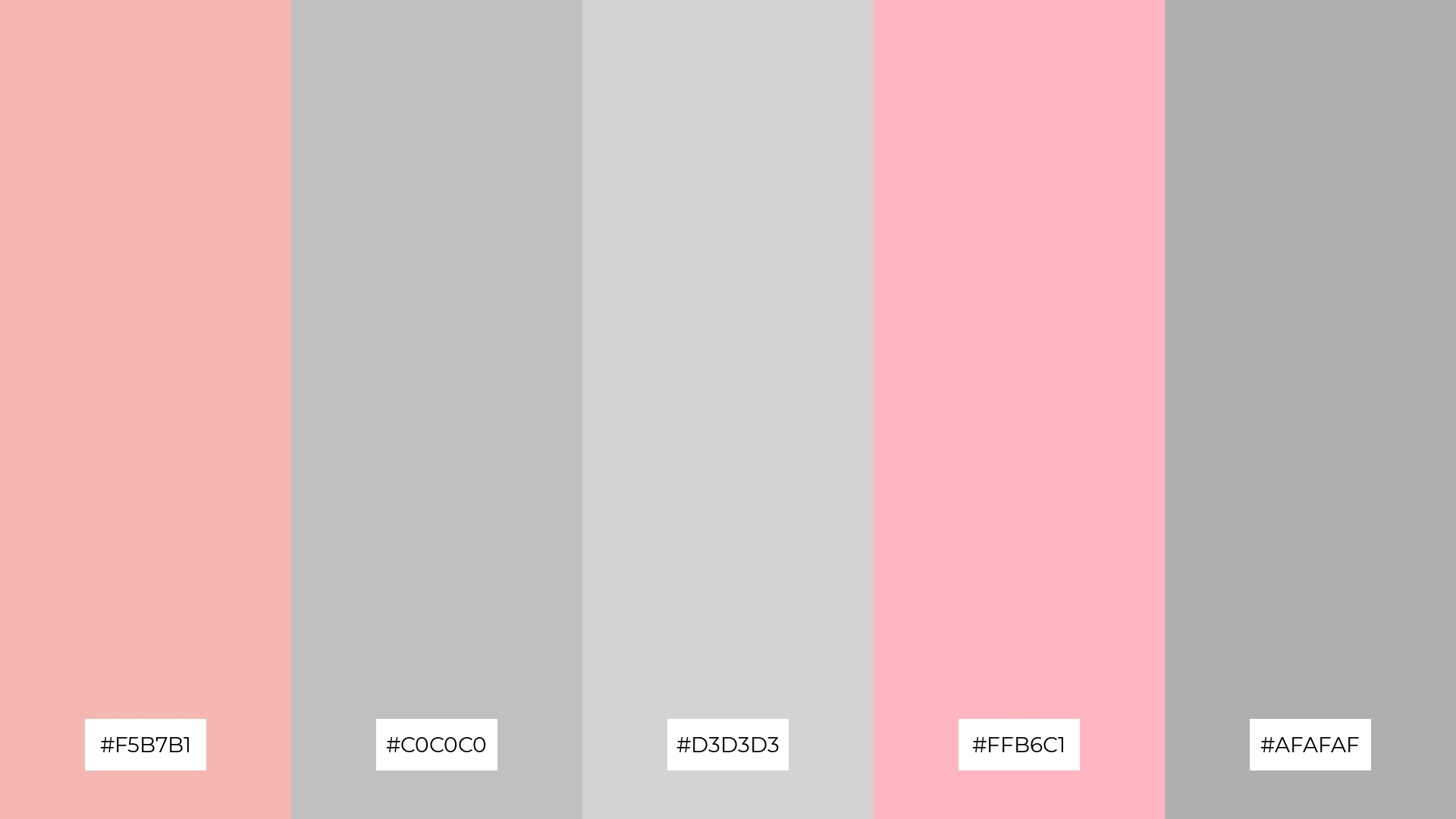 The Best 15 Pink Gray Color Palette Combinations