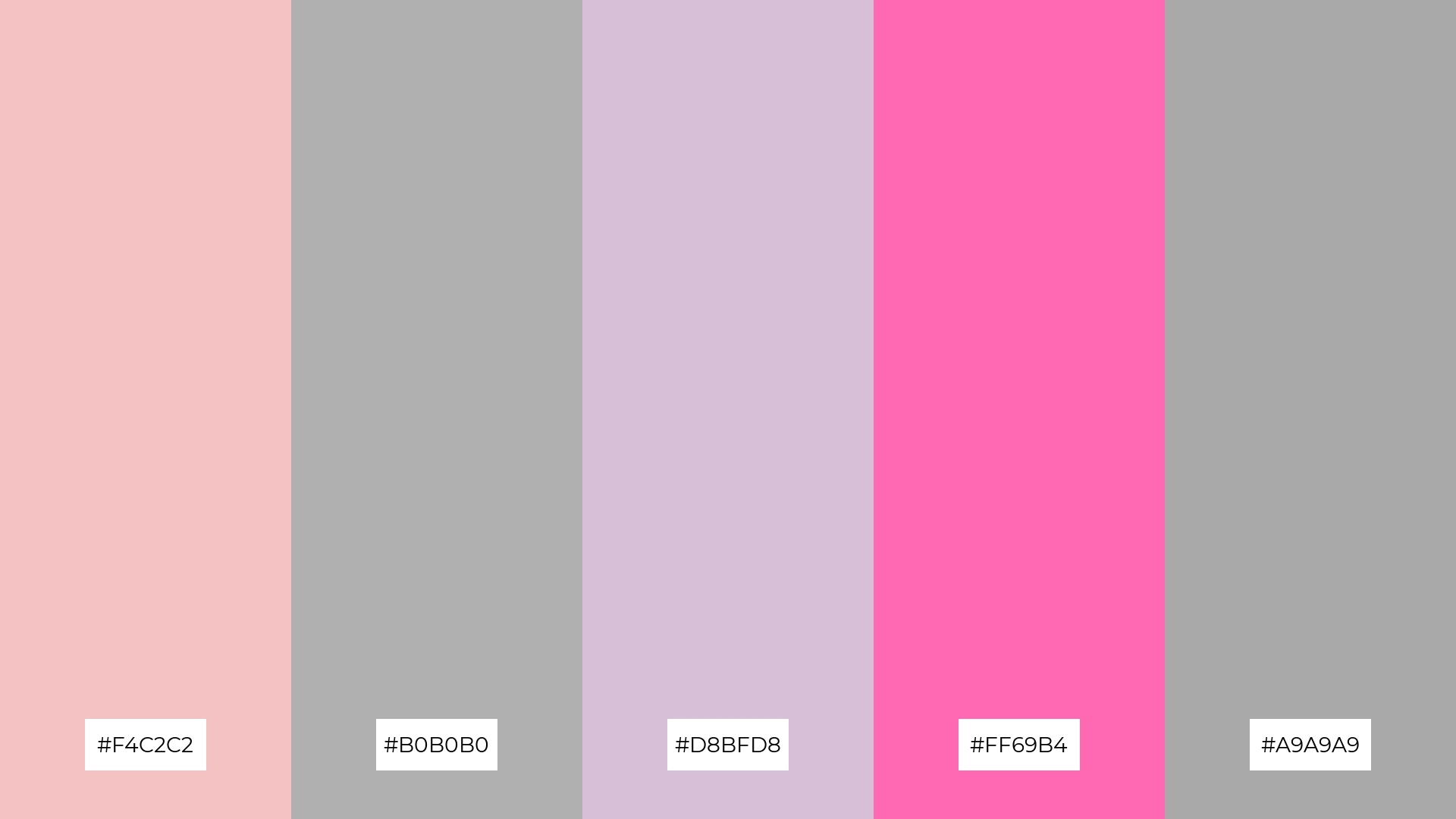 The Best 15 Pink Gray Color Palette Combinations
