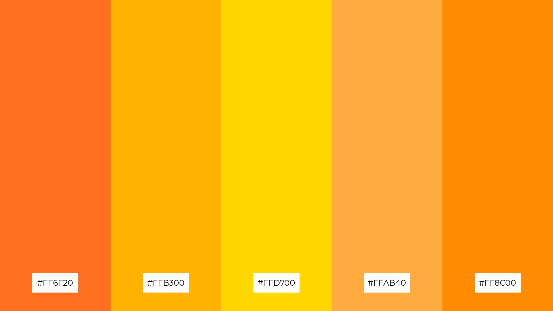 The Best 15 Orange Gold Color Palette Combinations