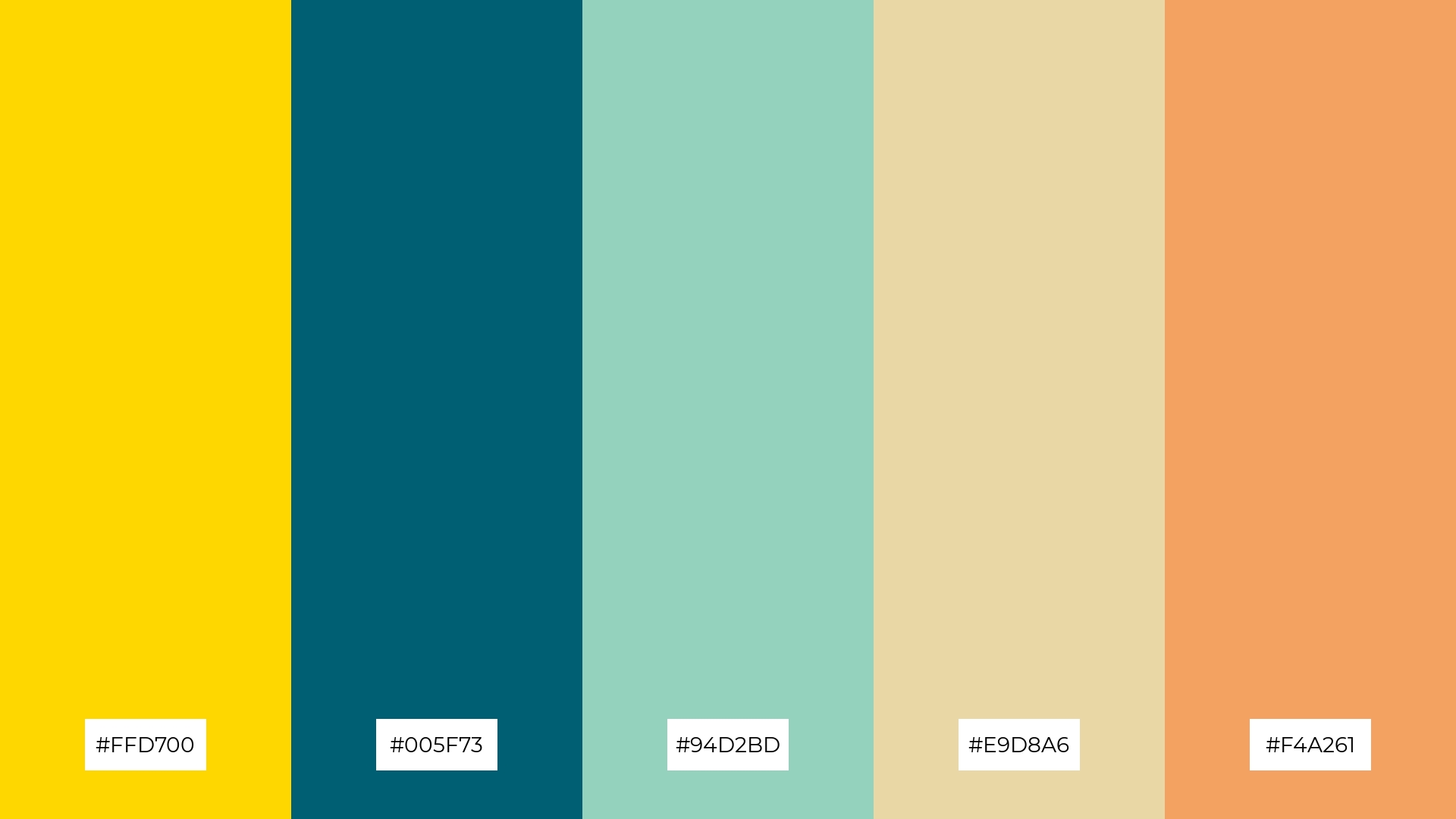 The Best 15 Gold Blue Green Color Palette Combinations