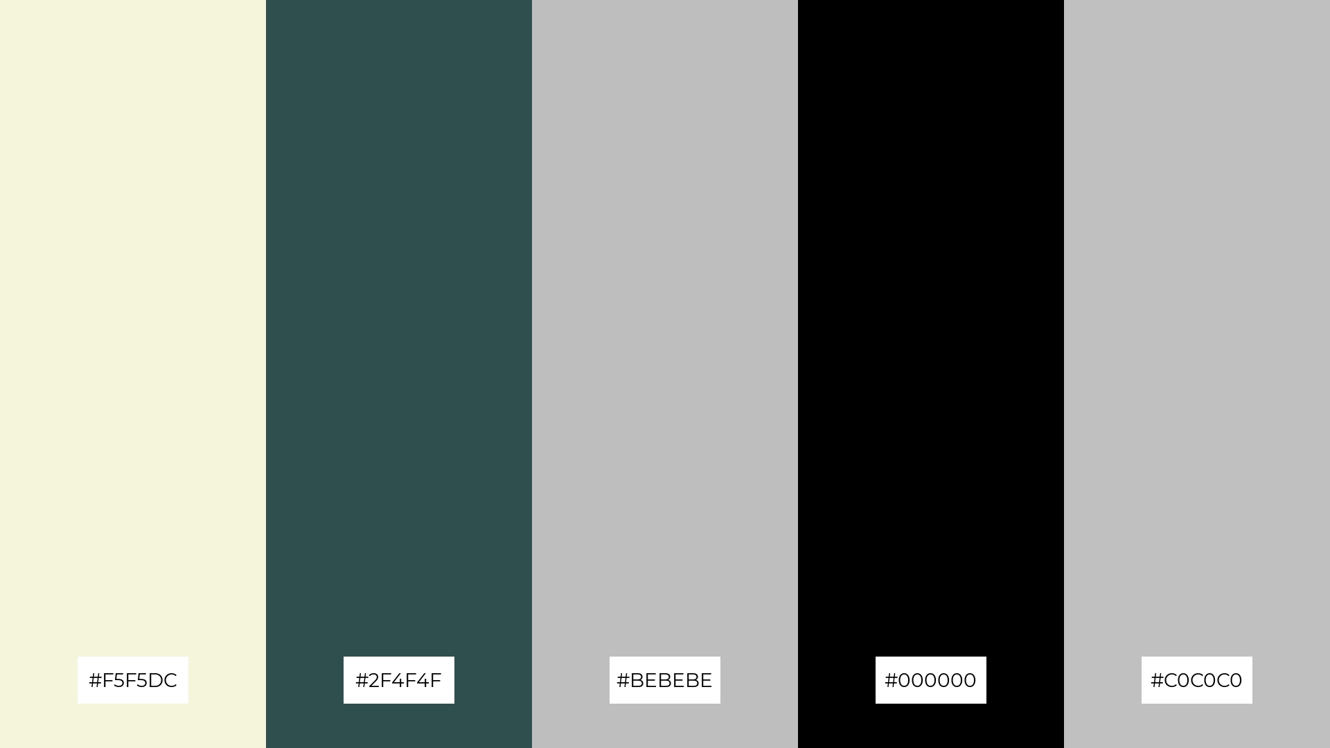 The Best 15 Beige Black Color Palette Combinations