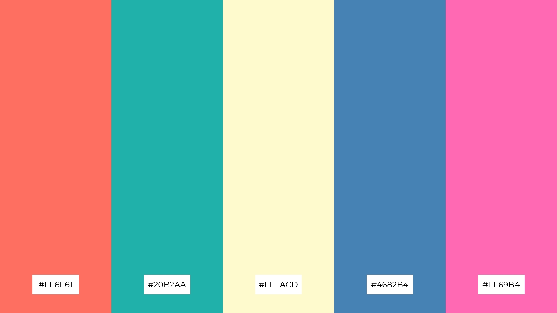 The Best 15 Teal Coral Color Palette Combinations