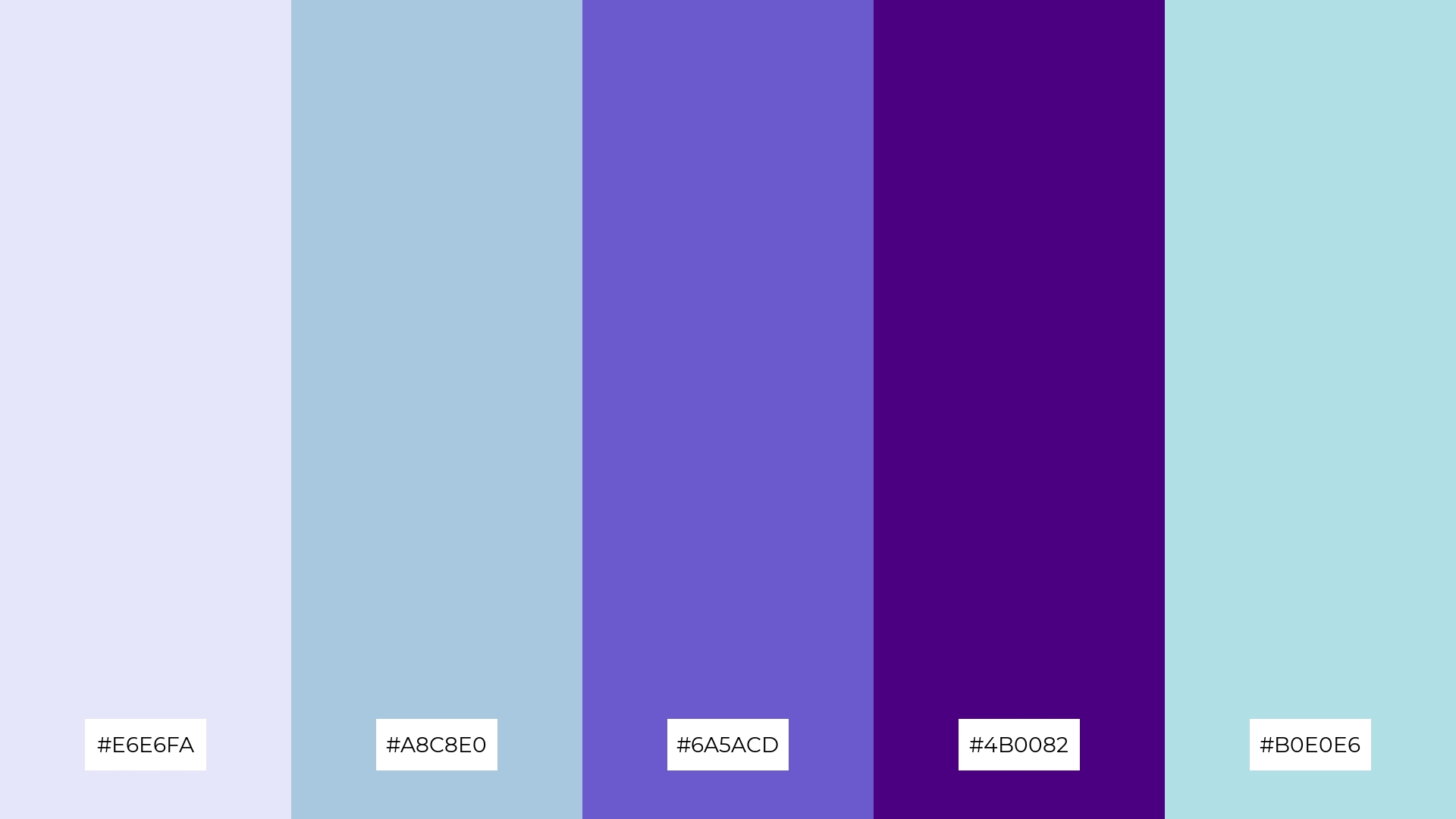 The Best 15 Blue Lavender Color Palette Combinations