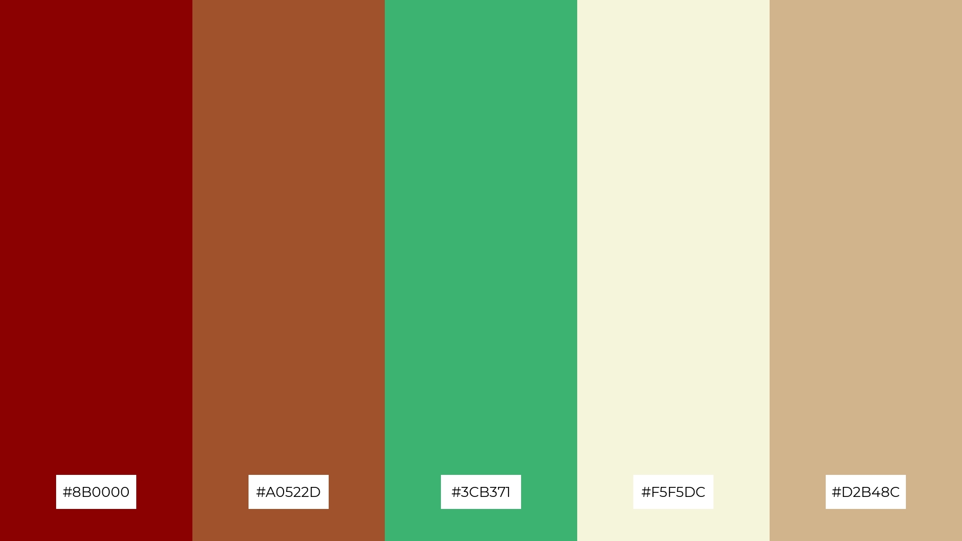 The Best 15 Green Maroon Color Palette Combinations