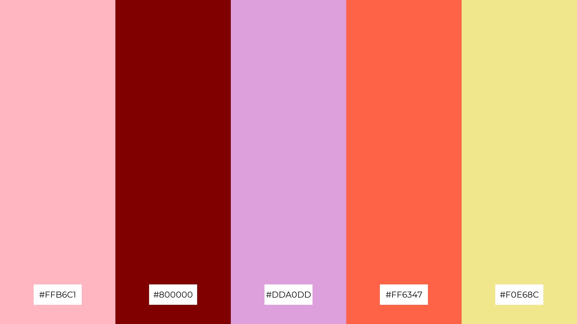 The Best 15 Pink Maroon Color Palette Combinations