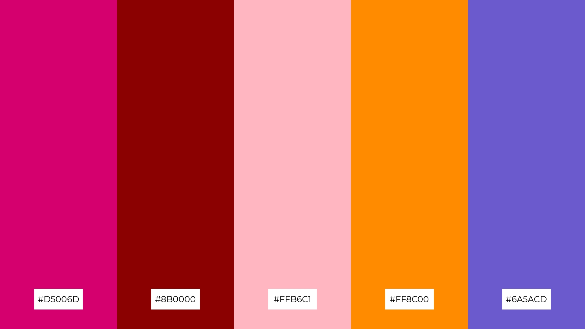 The Best 15 Pink Maroon Color Palette Combinations