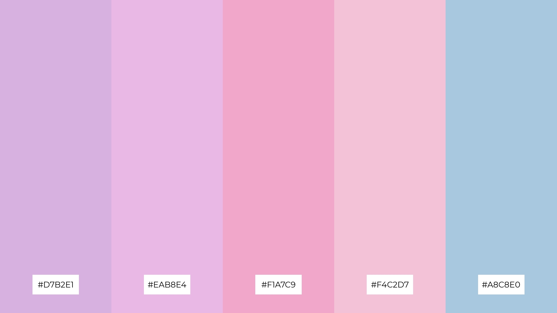 The Best 15 Pink Lavender Color Palette Combinations