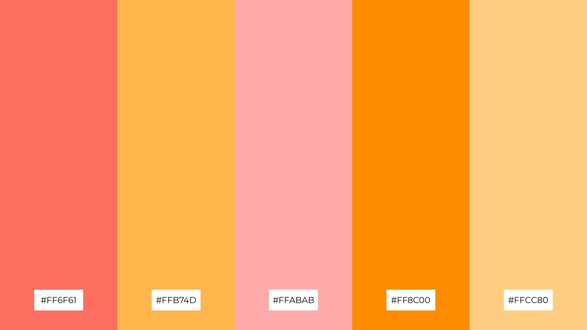 The Best 15 Pink Yellow Orange Color Palette Combinations