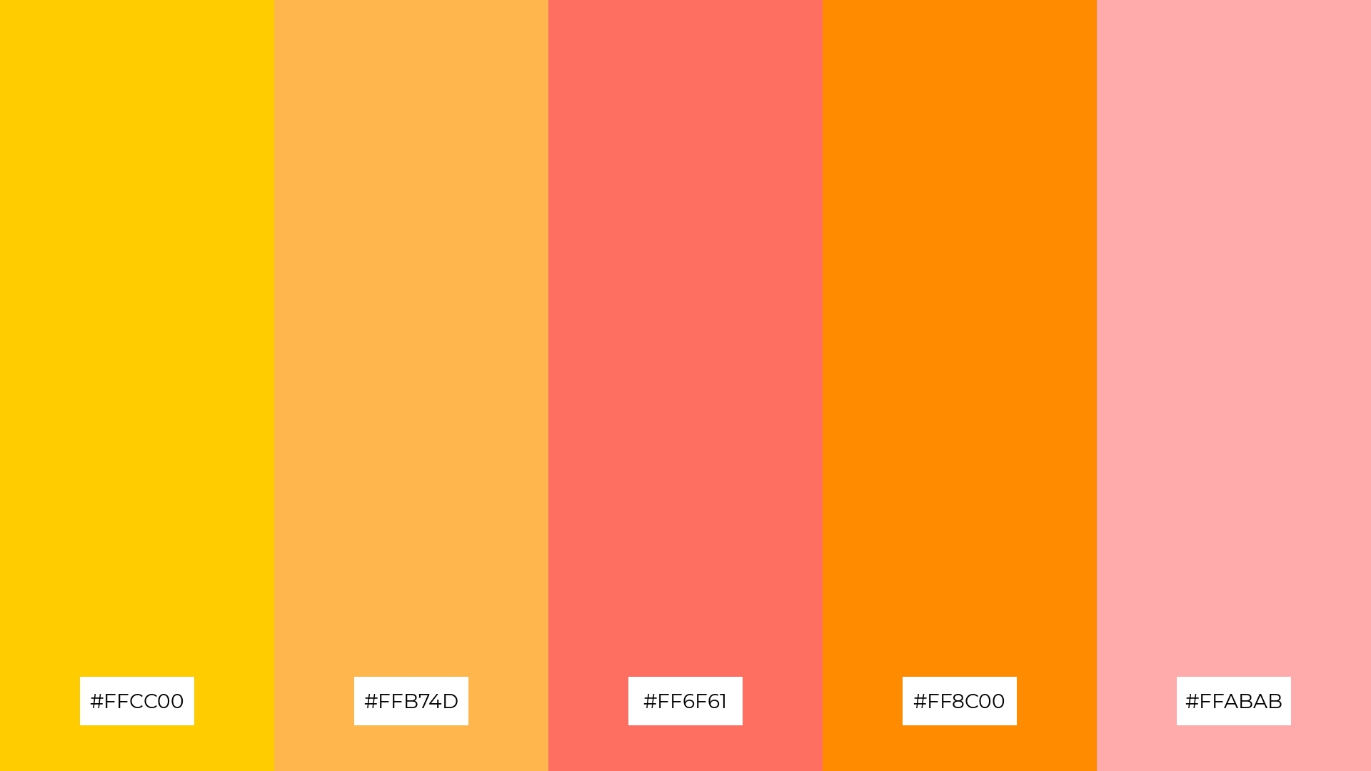 The Best 15 Pink Yellow Orange Color Palette Combinations