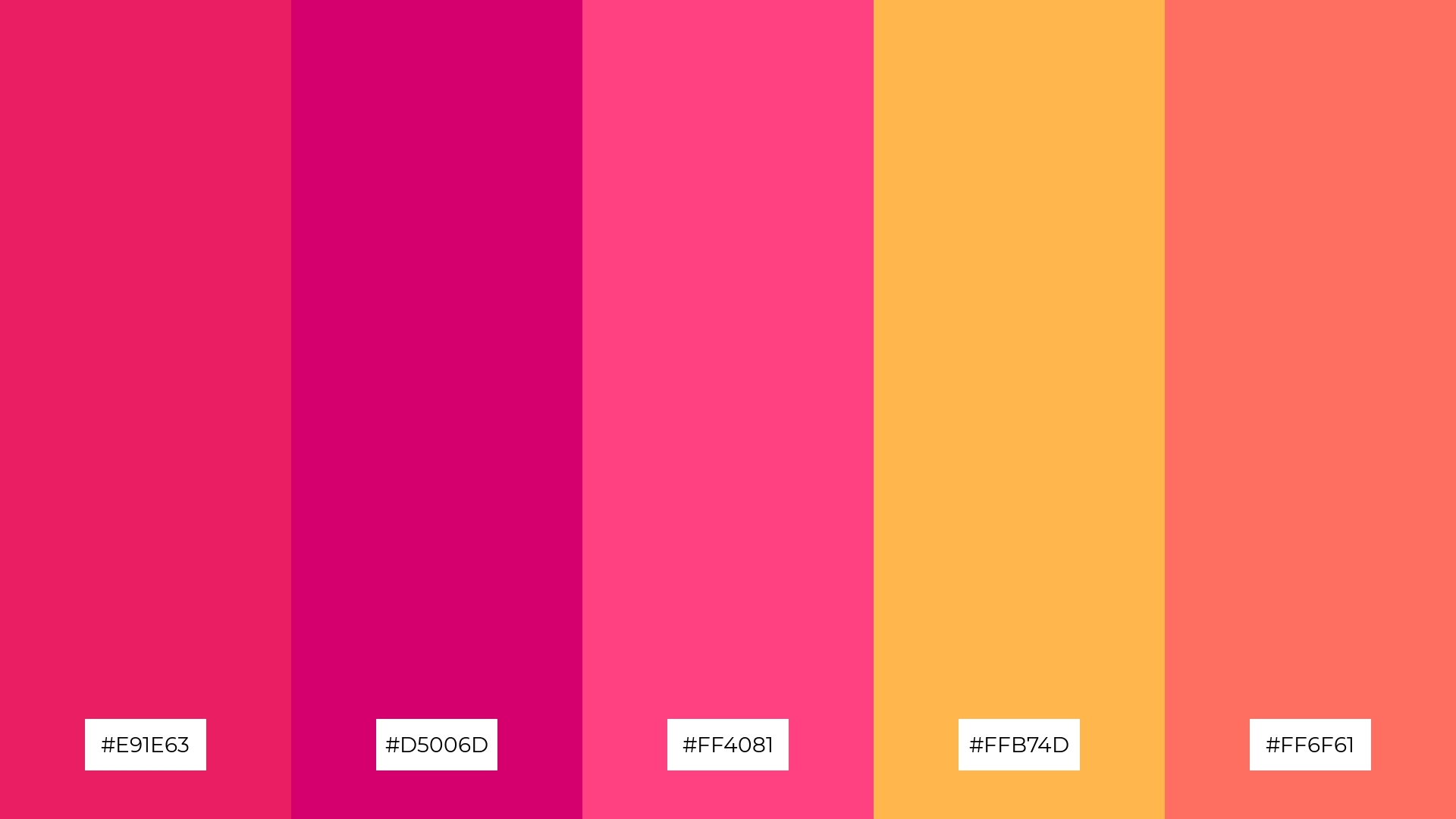 The Best 15 Red Magenta Color Palette Combinations