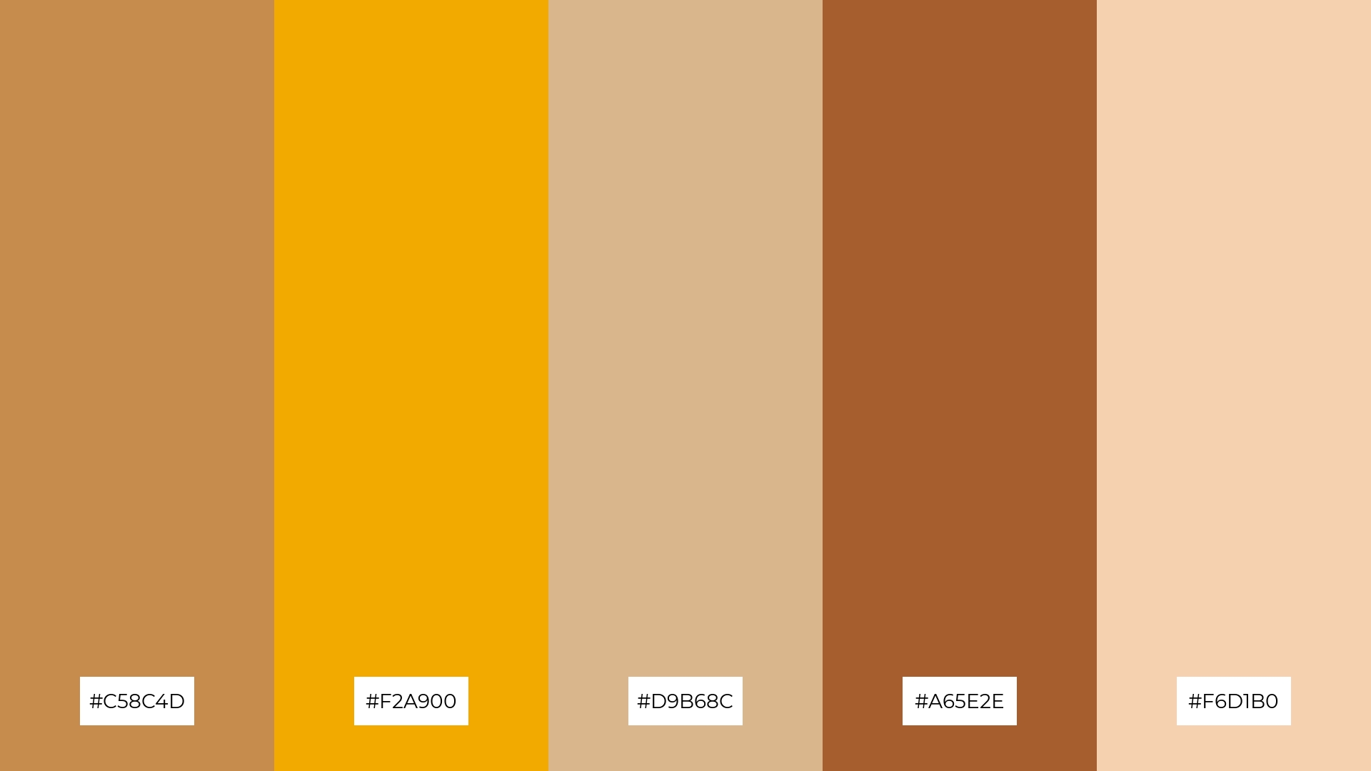 The Best 15 Brown Peach Color Palette Combinations