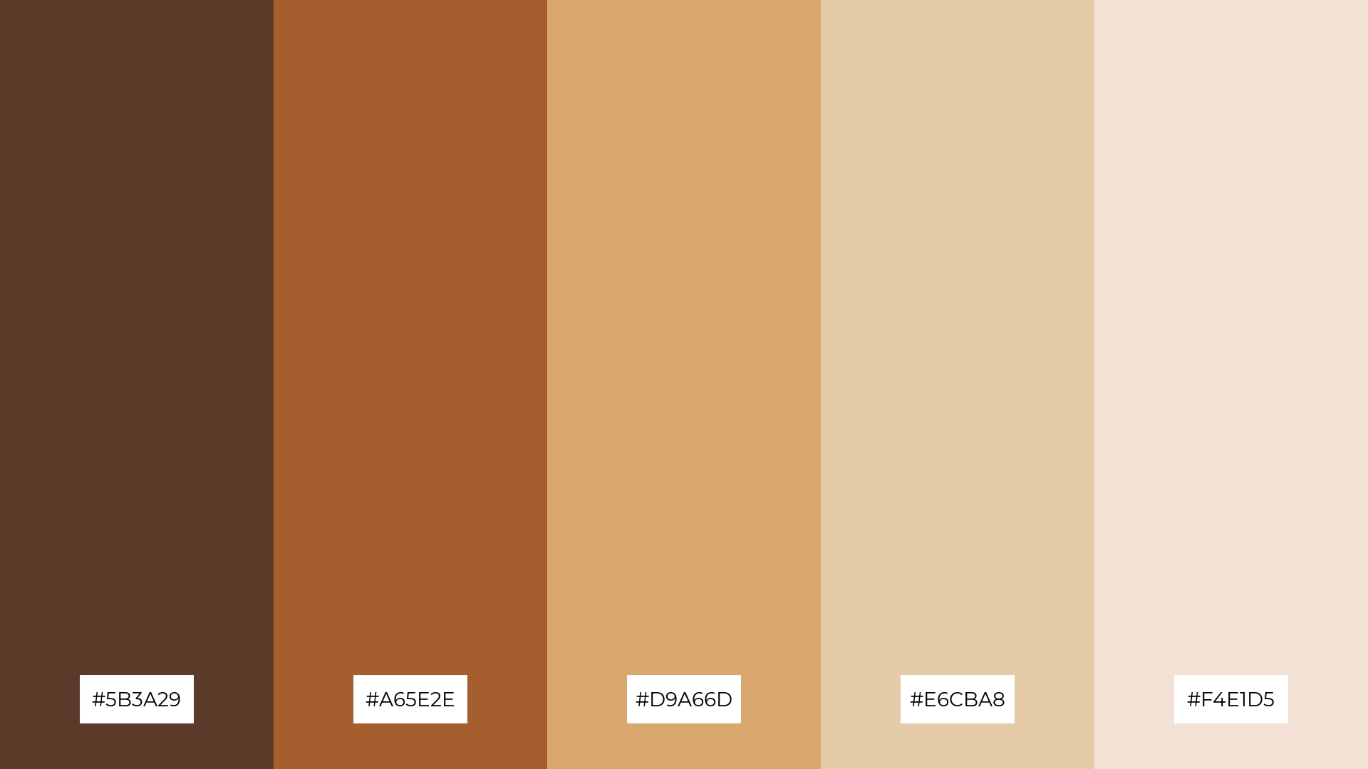 The Best 15 Brown Copper Color Palette Combinations