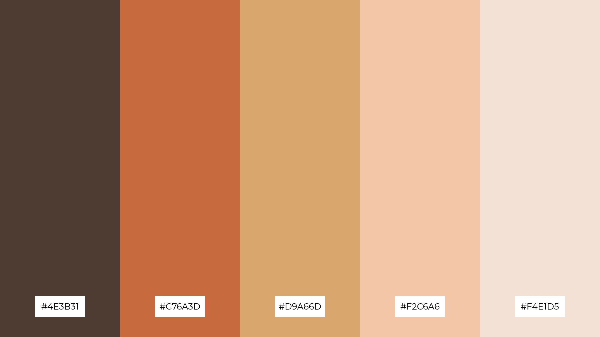 The Best 15 Brown Copper Color Palette Combinations