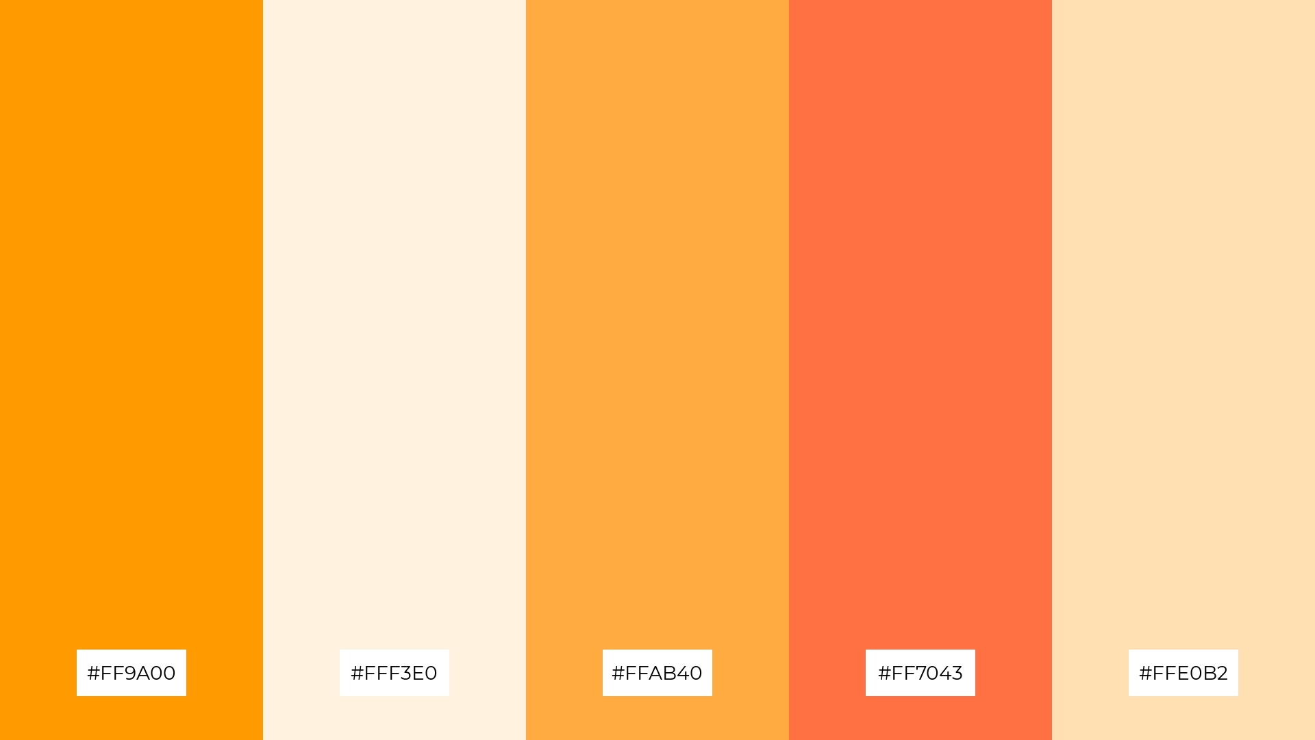The Best 15 Orange Cream Color Palette Combinations