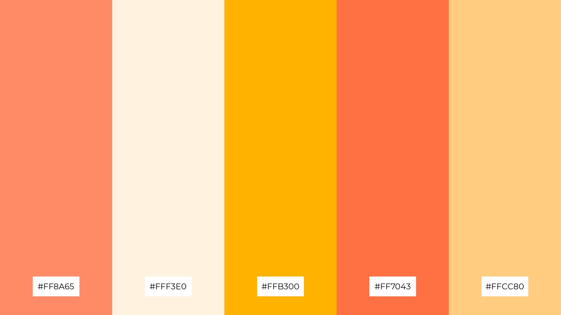The Best 15 Orange Cream Color Palette Combinations