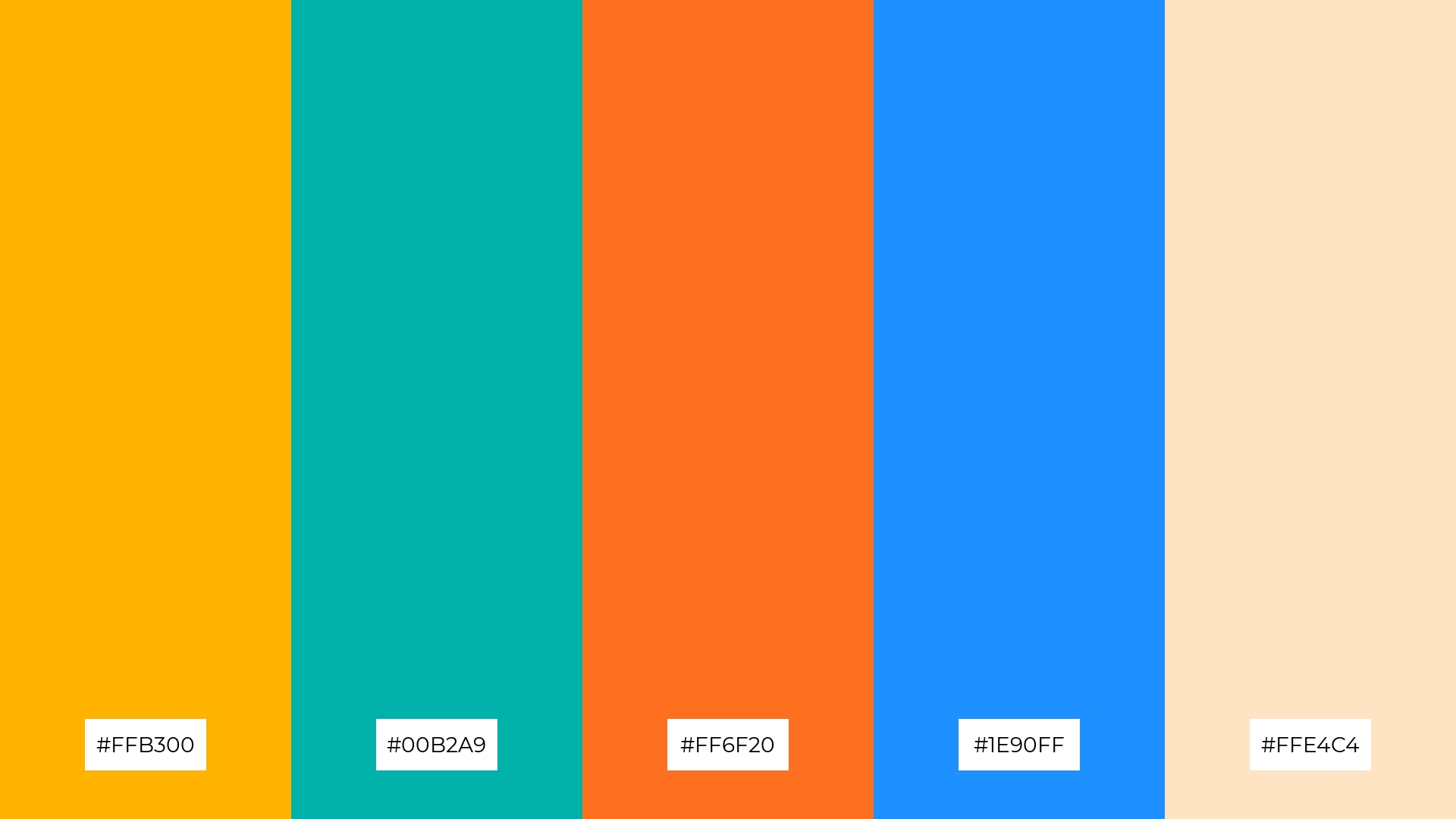 The Best 15 Orange Cyan Color Palette Combinations