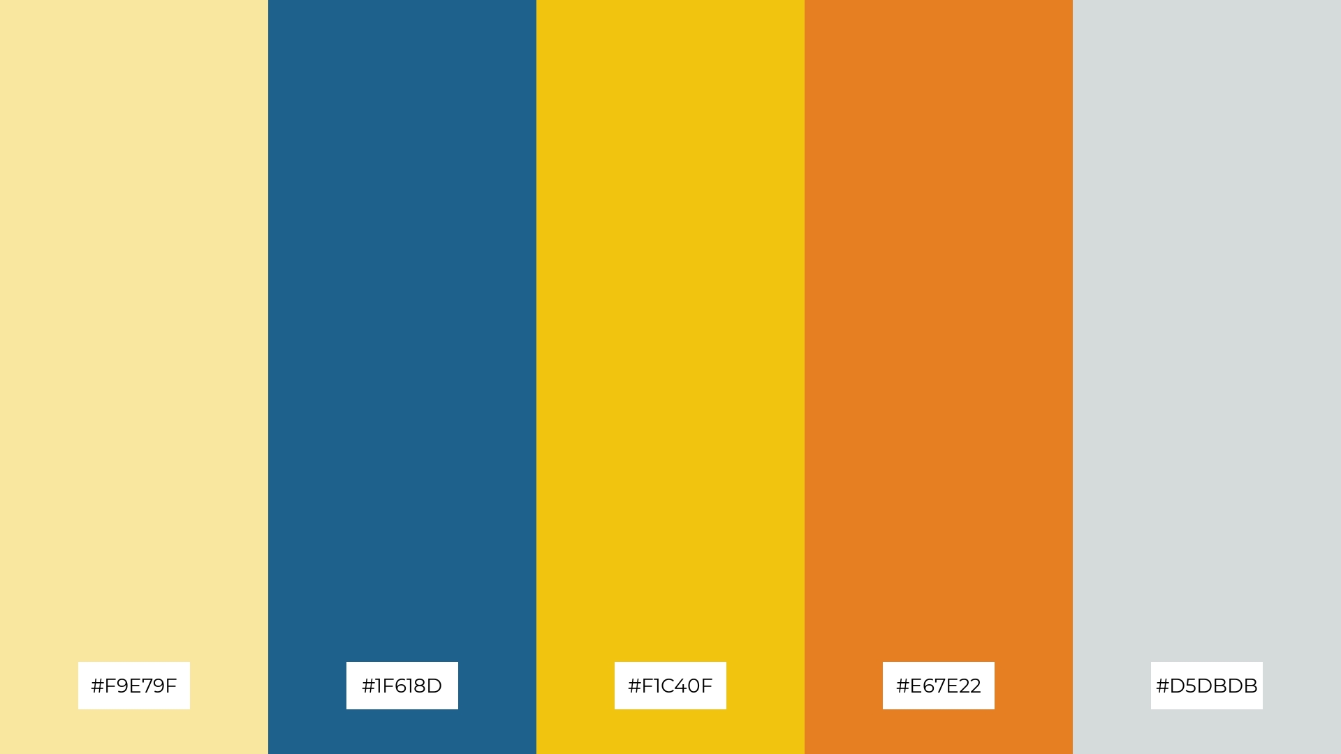 The Best 15 Yellow Dark Blue Color Palette Combinations