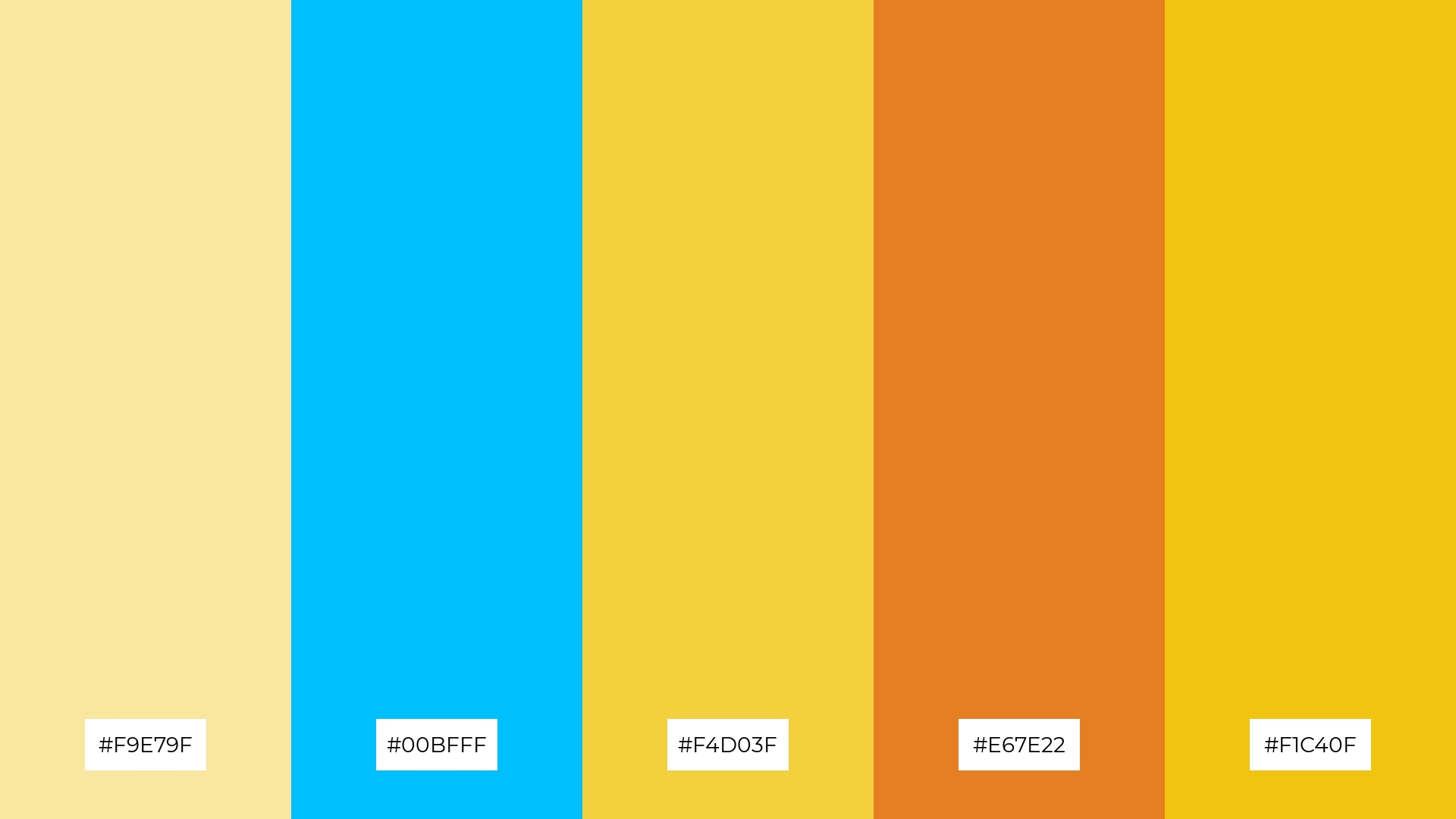 The Best 15 Yellow Turquoise Color Palette Combinations