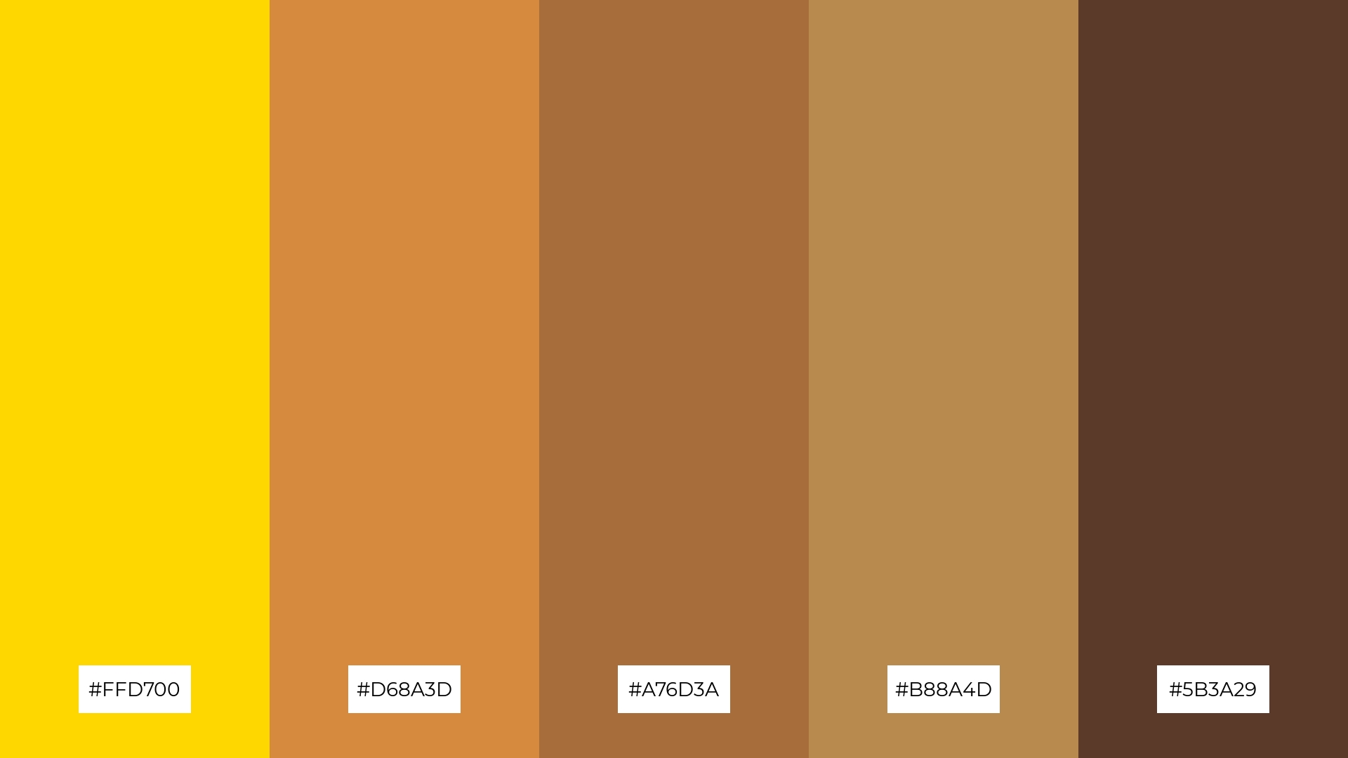 The Best 15 Gold Bronze Color Palette Combinations