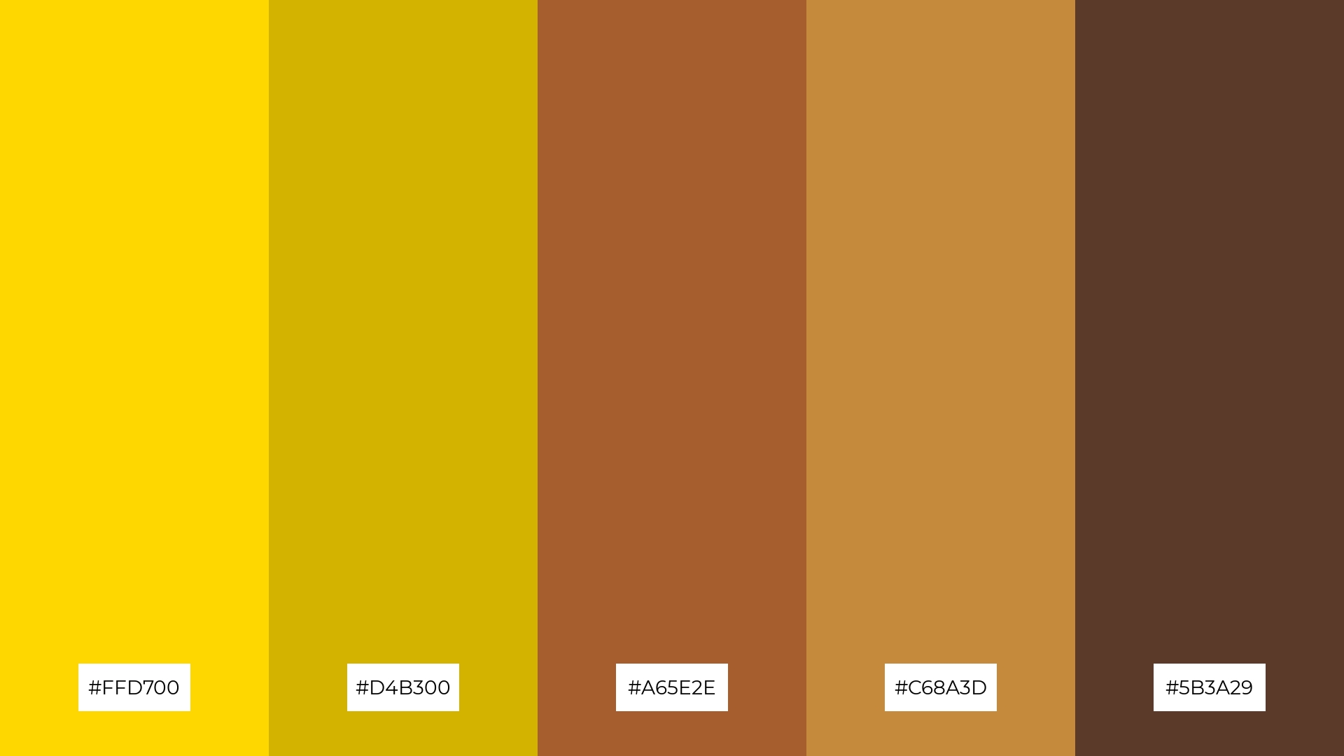 The Best 15 Gold Bronze Color Palette Combinations