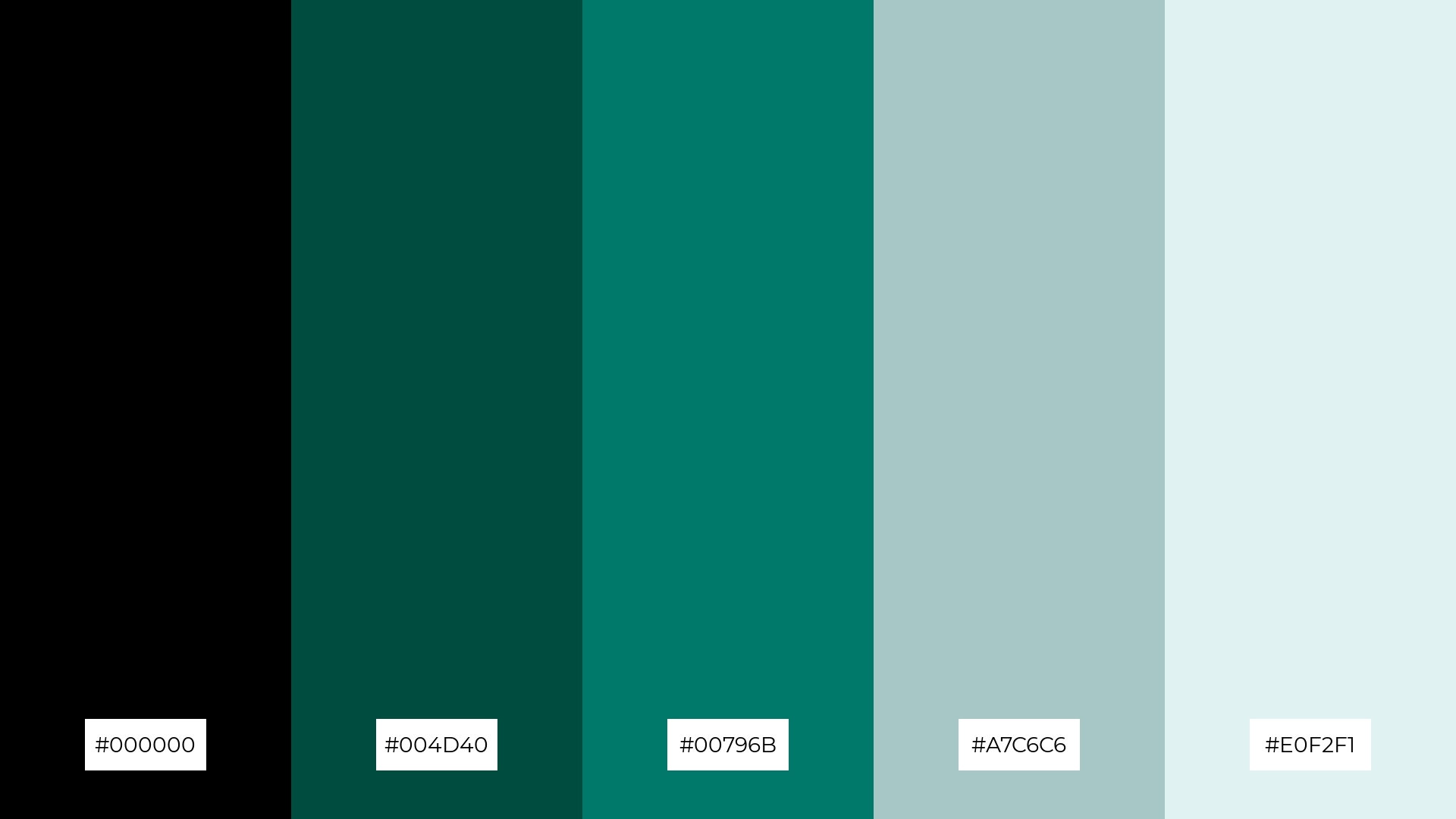 The Best 15 Black Green Blue Color Palette Combinations