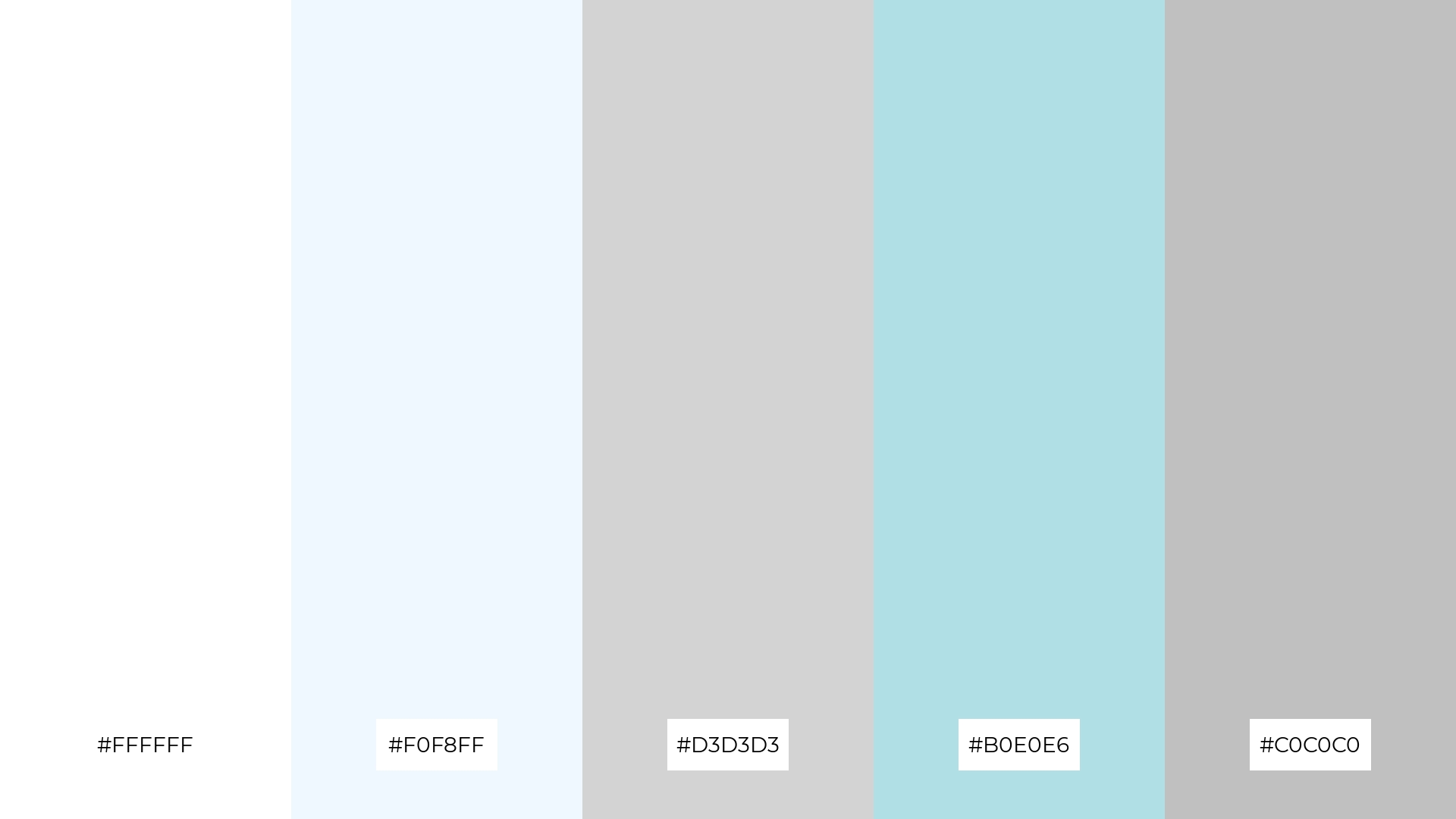 The Best 15 White Silver Color Palette Combinations
