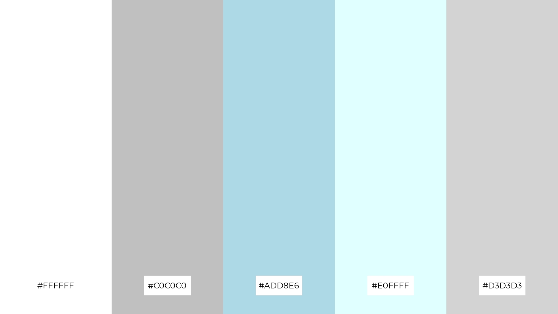 The Best 15 White Silver Color Palette Combinations
