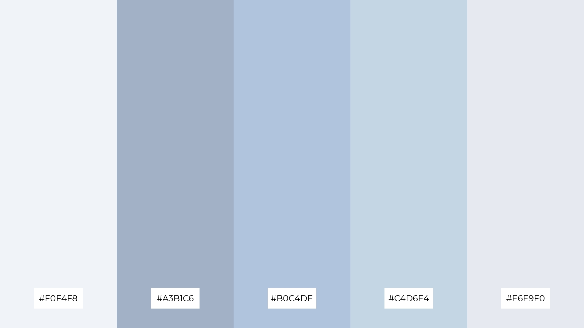 The Best 15 White Blue Gray Color Palette Combinations