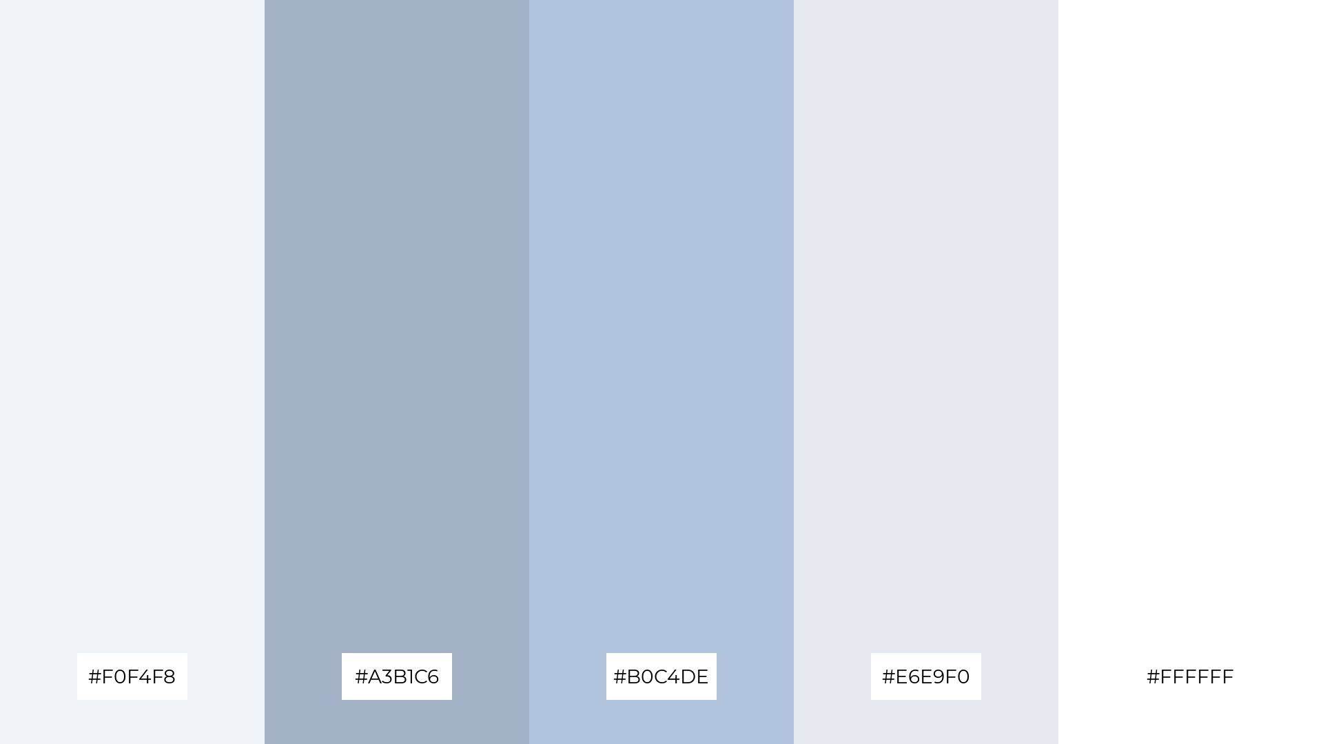 The Best 15 White Blue Gray Color Palette Combinations
