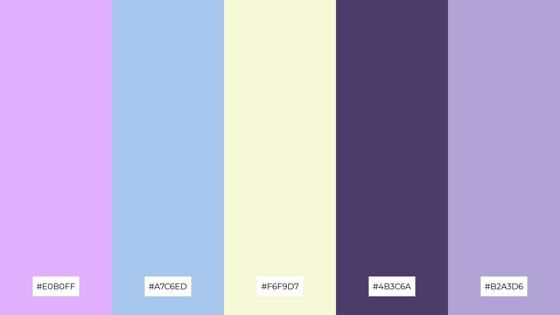 The Best 15 Blue Lilac Color Palette Combinations