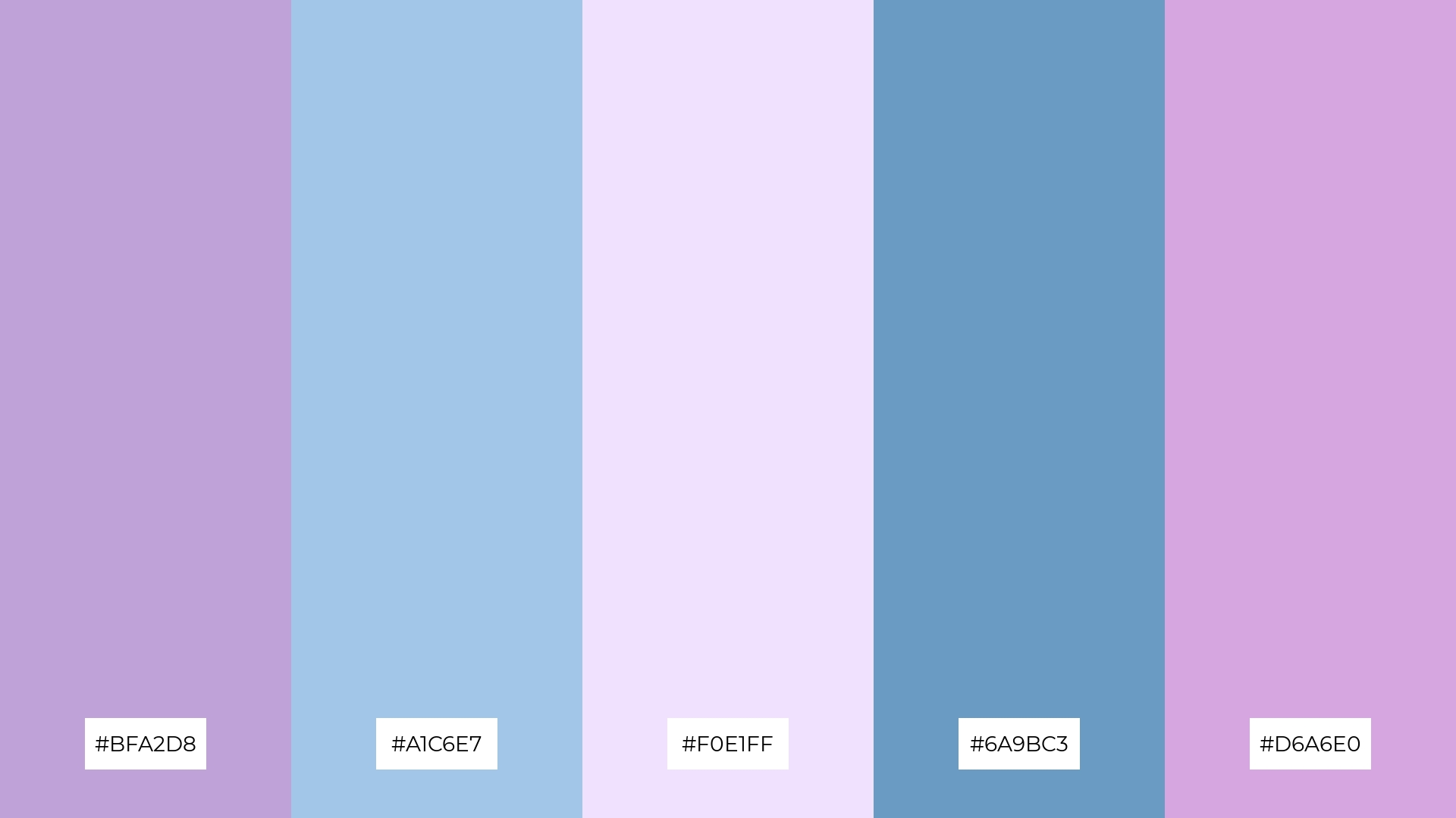 The Best 15 Blue Lilac Color Palette Combinations