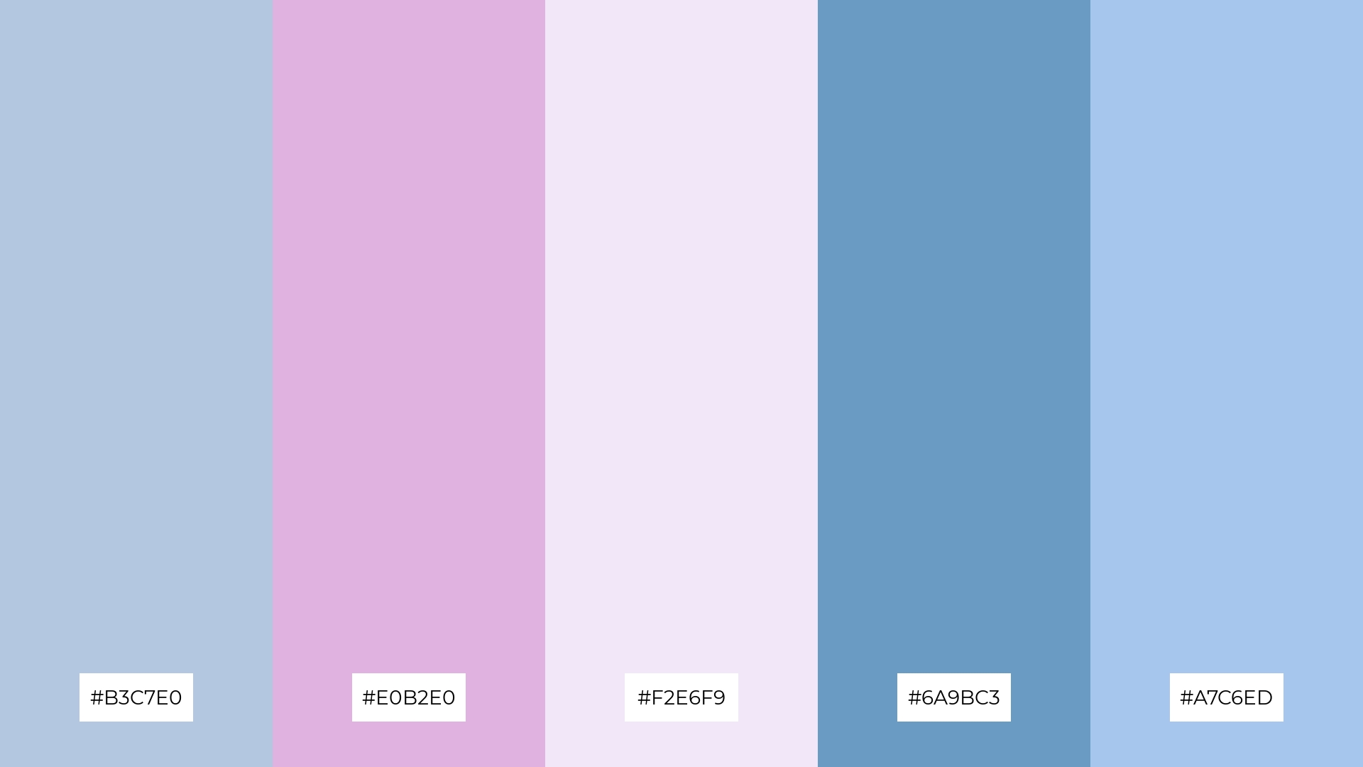 The Best 15 Blue Lilac Color Palette Combinations
