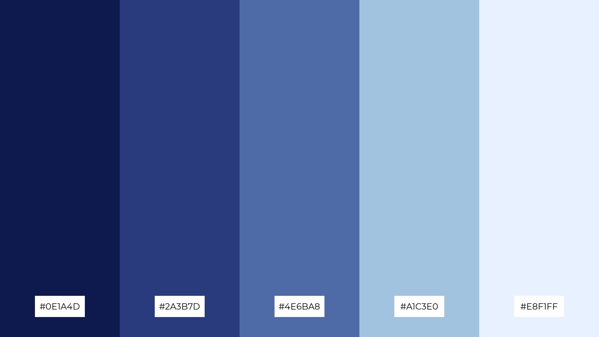 The Best 15 Starry Sky Color Palette Combinations