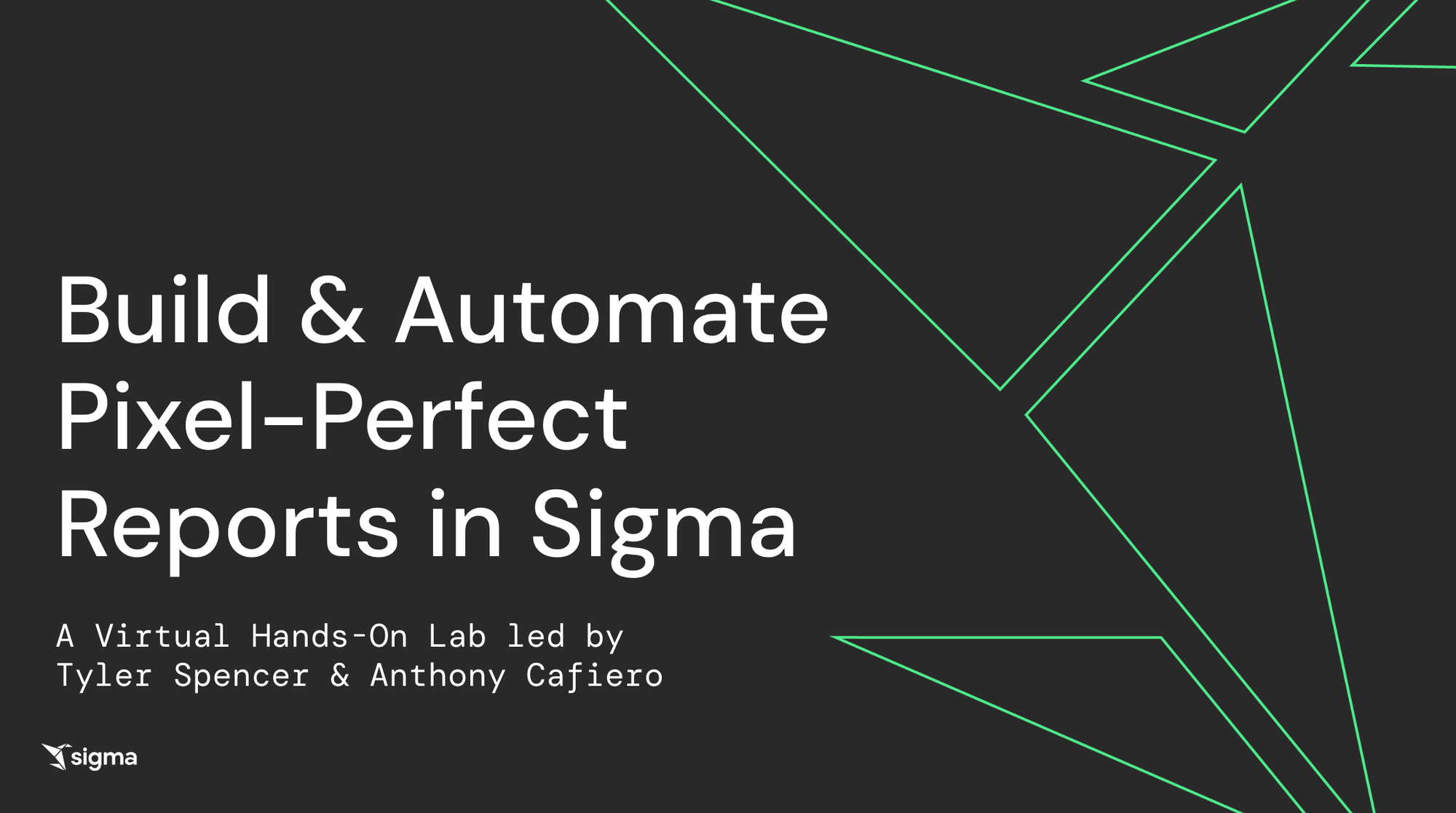 On-demand webinars | Sigma