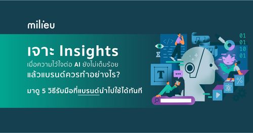 Milieu Insight บริษัทวิจัยตลาด Market Research ชั้นนำในไทย