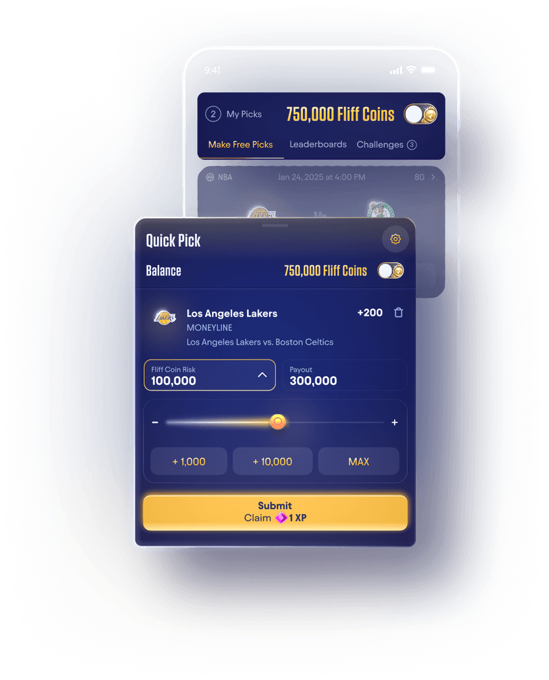 Social Sports Picks - Fliff Social Sportsbook and Sweepstakes
