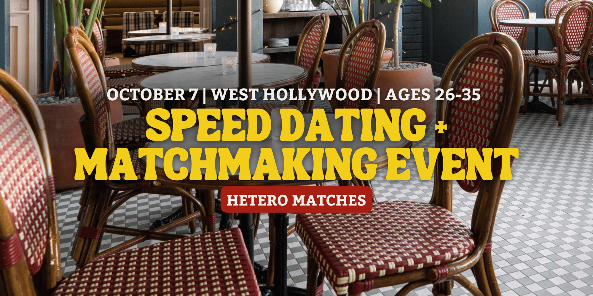 TNFT| Events | Speed Dating & Matchmaking