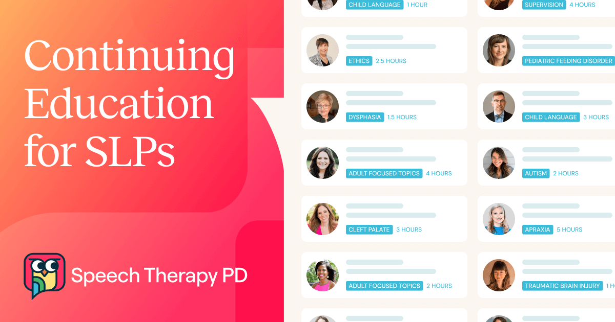 Programs - Speech Therapy PD