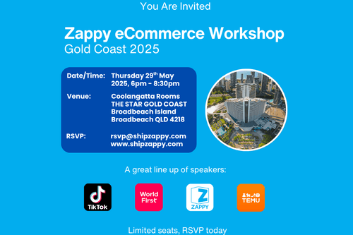 Zappy eCommerce Workshop 2025 - Gold Coast | Zappy Australia