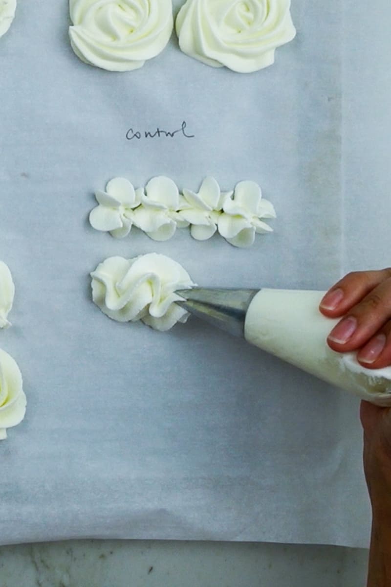 Stabilized Whipped Cream (Comparing 6 ways)
