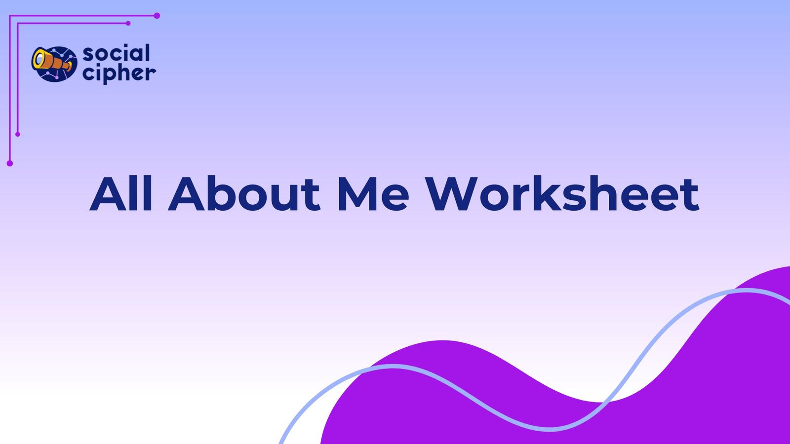 Self-Advocacy Lesson Plan