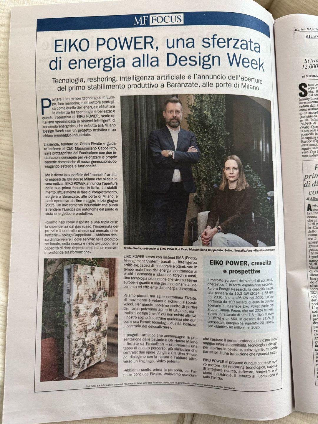 EIKO POWER - Renewable Energy Storage Systems