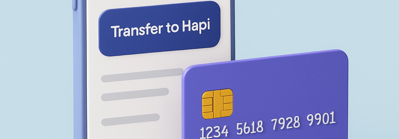 Hapi: Cómo depositar con tarjeta de crédito o débito