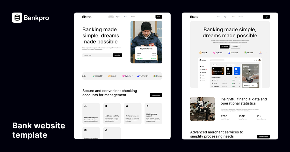 Checkout(PayPal) | Bankpro - Webflow Ecommerce website template