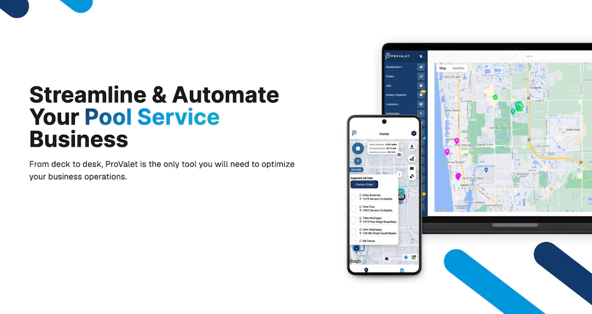 ProValet | The Best Pool Service Management Software & Mobile App
