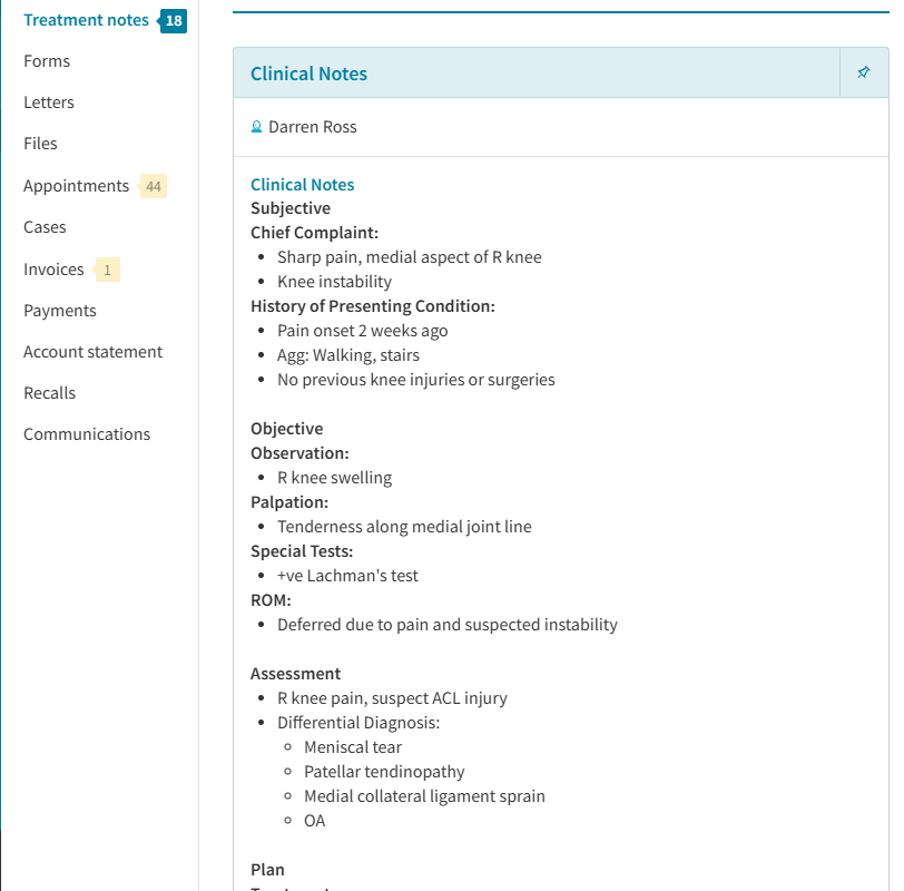 Cliniko Integration Feature in PatientNotes | Setup Guide