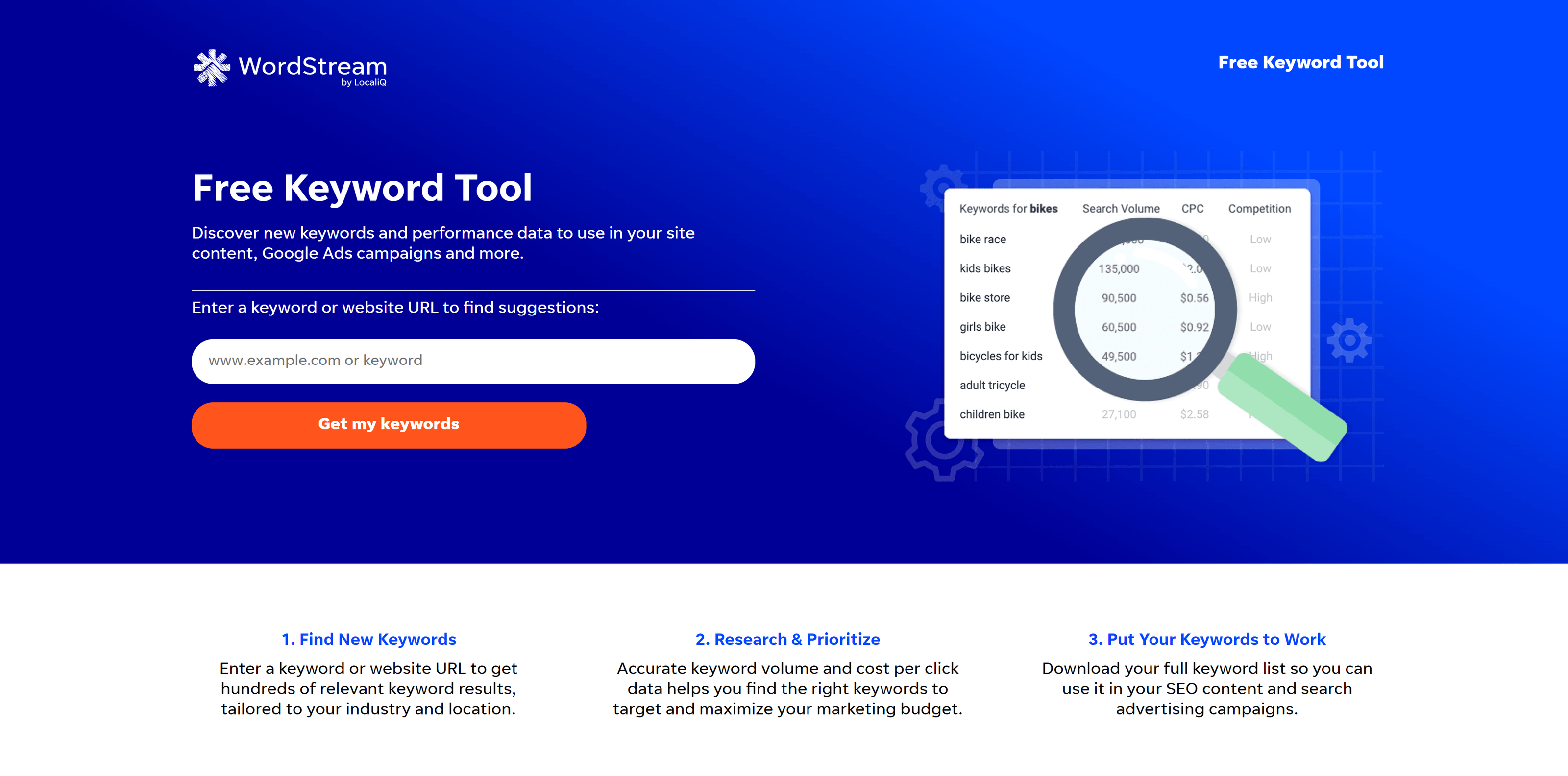 Free Keyword Tool From WordStream
